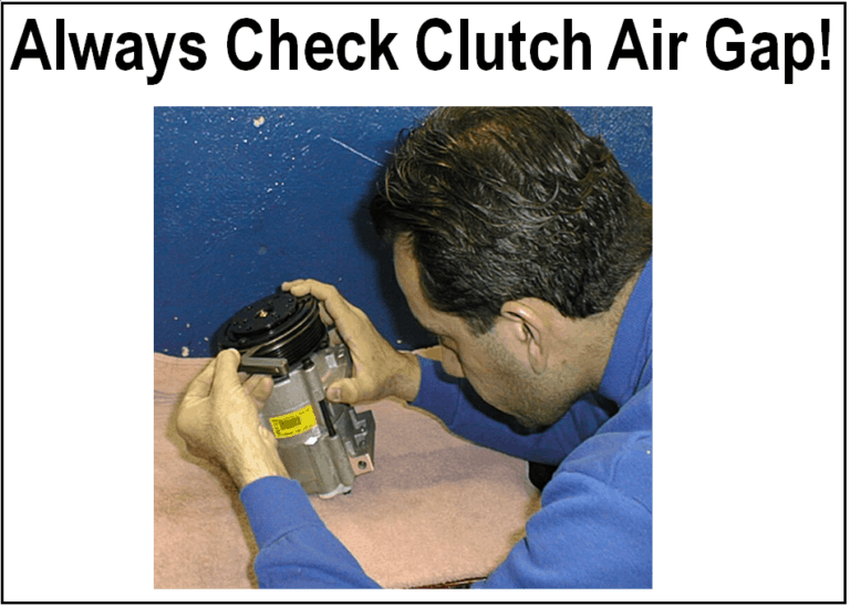 Mind the compressor clutch gap - MACS